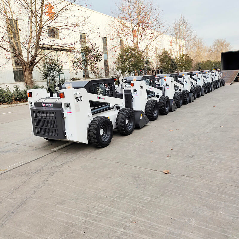 7 Units SSL750D Skid Steer Loaders Delivery to South Africa - Baoomax